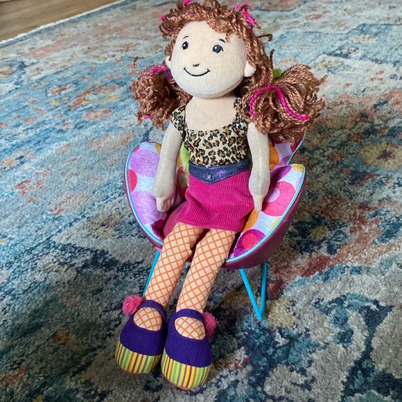 groovy girl | Toys | Groovy Girl Brenna Plush Doll Chair | Poshmark
